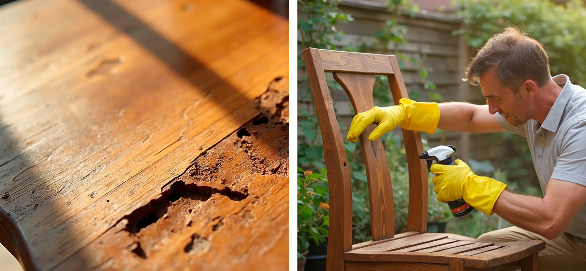 Insectos que comen madera: Tratamientos - Servei Estació