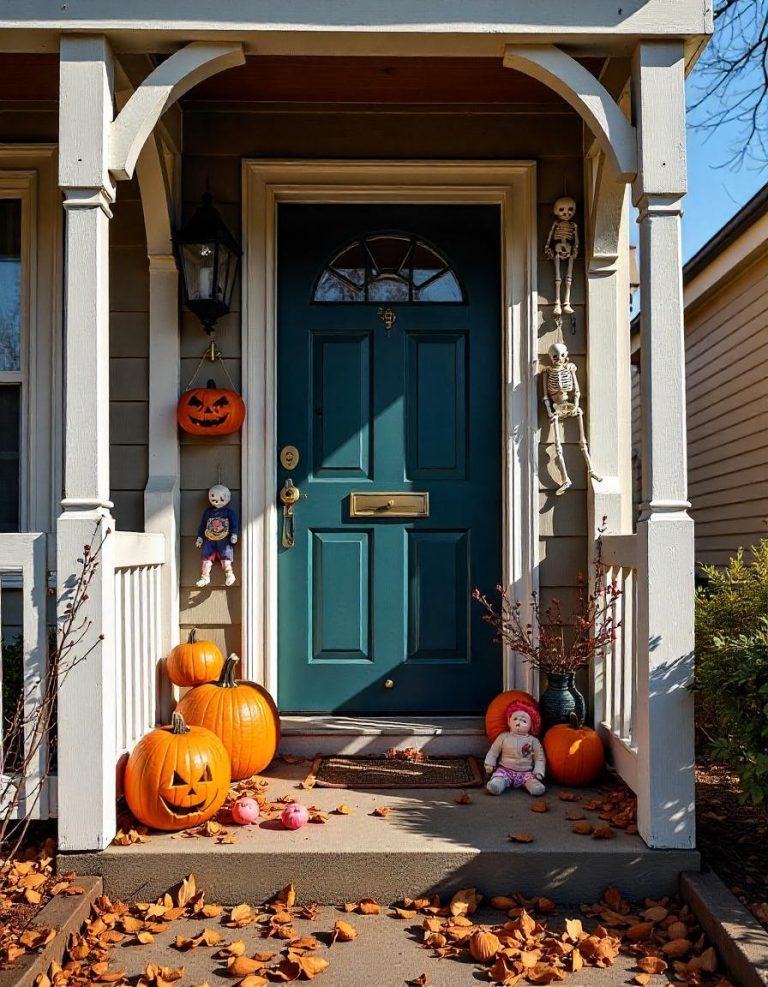 Decorar la puerta de casa en Halloween - Servei Estació