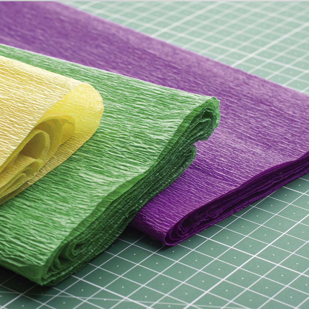 Manualidades con papel pinocho, crespón o crepé - Servei Estació