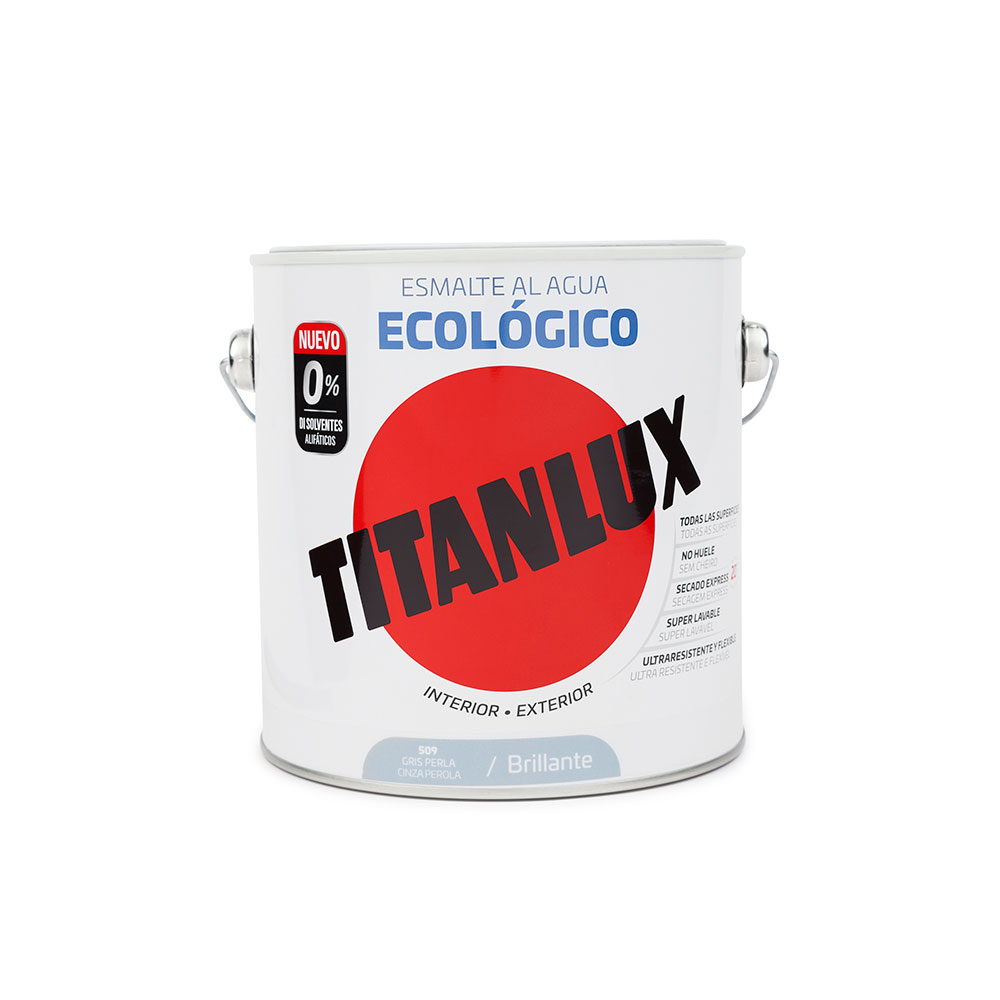 Titanlux Esm. Brillo Ecológico Gris Perla 2,5l | Comprar en SERVEI ESTACIÓ