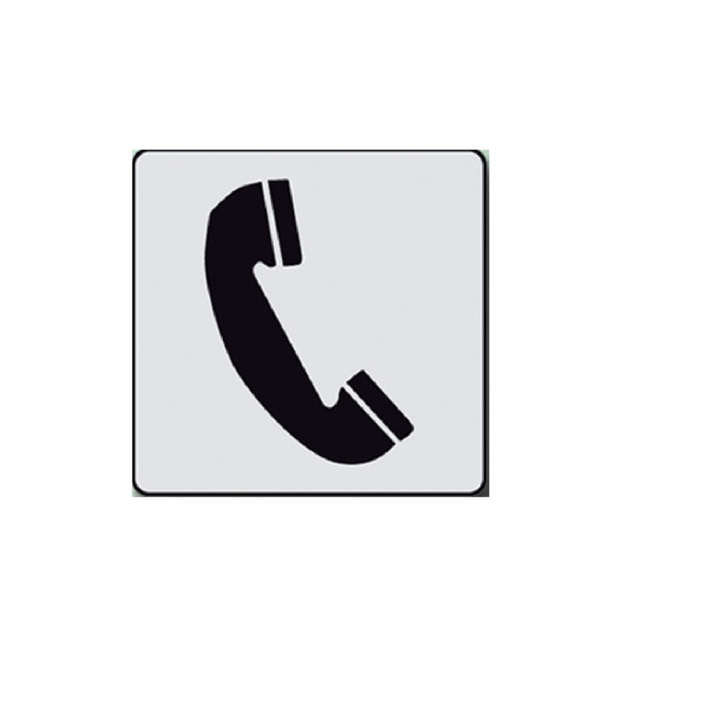 Rotulo Metalico Adhesivo 9x9 Telefono | Comprar en SERVEI ESTACIÓ
