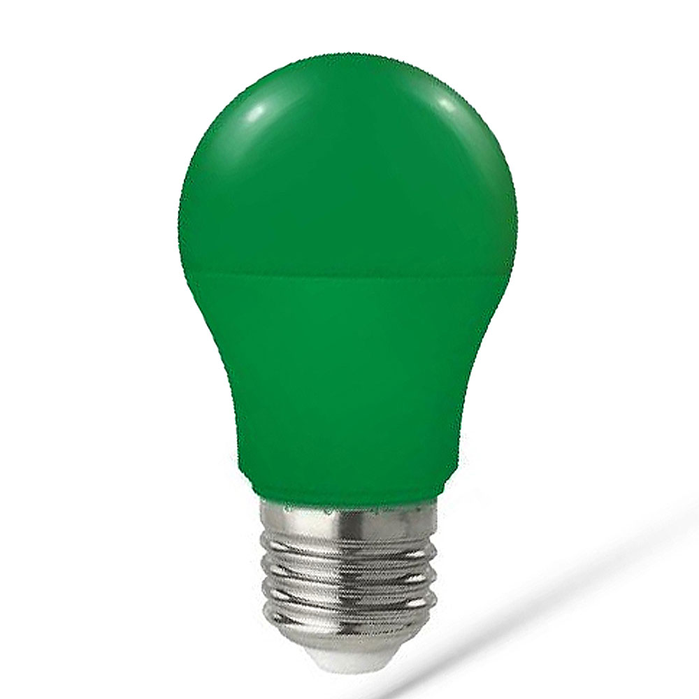 Bombilla Decorativa Led Estándar 5w E2-7, Verde 280lm