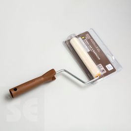 Mini Rodillo Velour 6 Cm + Varilla Esmaltar Y Barnizar Al Disolvente ...