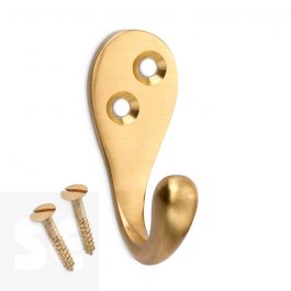 Colgador Clásico De Latón . Latón Satinado | Comprar en SERVEI ESTACIÓ