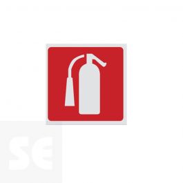 Rotulo Metalico Adhesivo 9x9 Extintor | Comprar en SERVEI ESTACIÓ