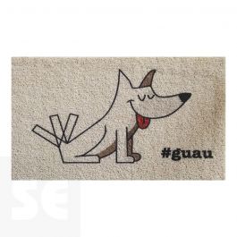 Felpudo Vinilo Rizo Guau 40 x 70 cm.