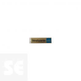 Letrero Silueta Grande Metalizado Vestuario | Comprar en SERVEI ESTACIÓ