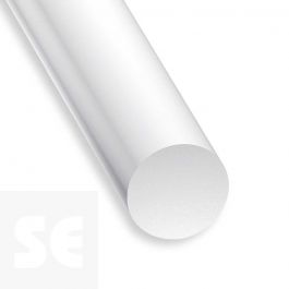 Barra redonda de PVC blanco | Comprar en SERVEI ESTACIÓ