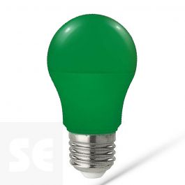 Bombilla Decorativa Led Estándar 5w E2-7, Verde 280lm