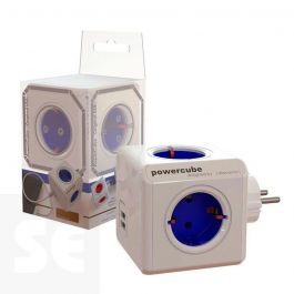 Power Cube Original + USB Azul 4 Tomas