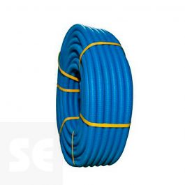 Rollo Tubo Corrugado Azul 10 m 19 mm