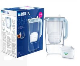 Jarra Brita Filtrante de Cristal 1f Mxpro All In One