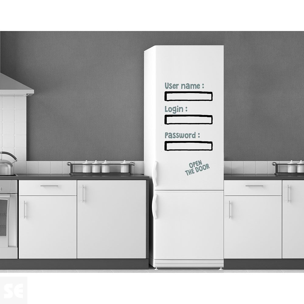 Stickers Deco - Login 48x68 Cm | Comprar en SERVEI ESTACIÓ