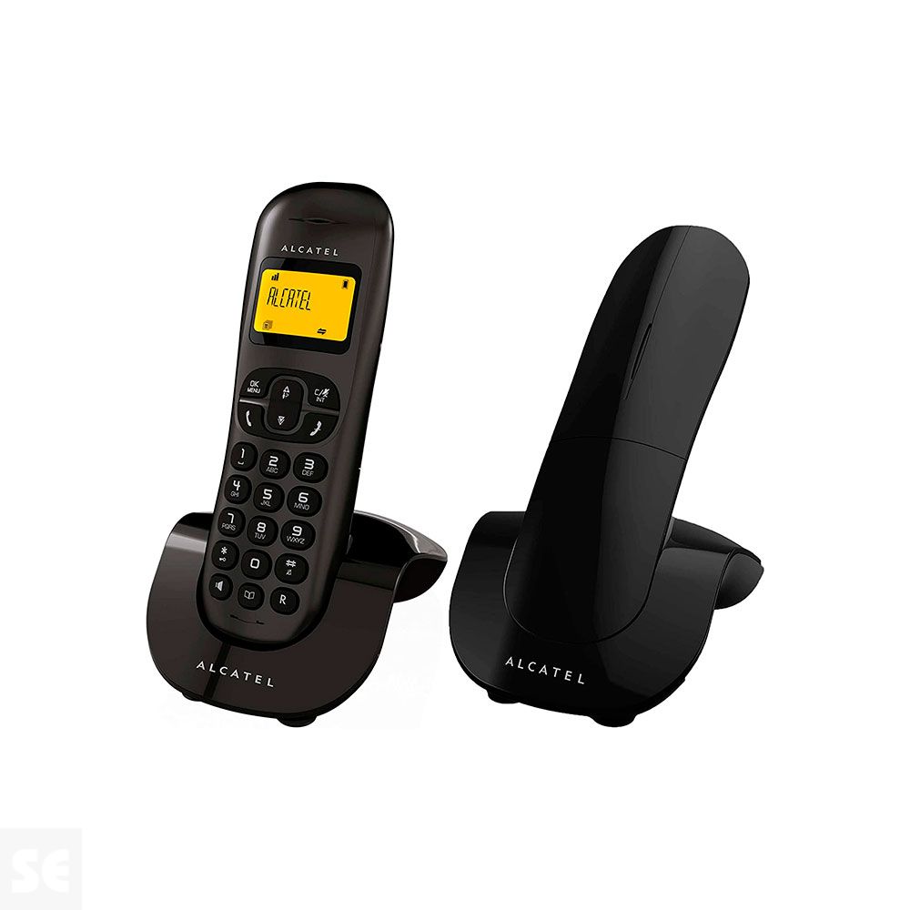 Teléfono Alcatel Delta C250 Duo, Manos Libres Negro| SERVEI ESTACIÓ