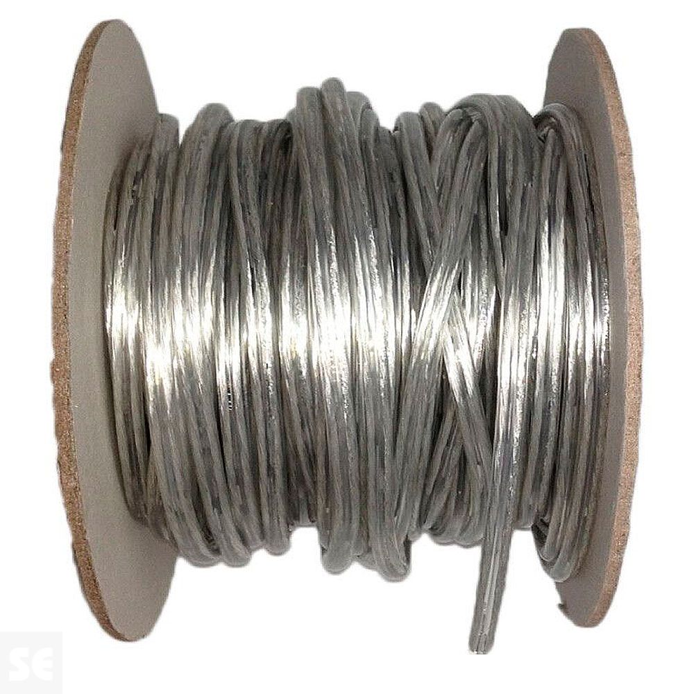 Cable Decorativo Transparente 2x0,77 Rollo 25m