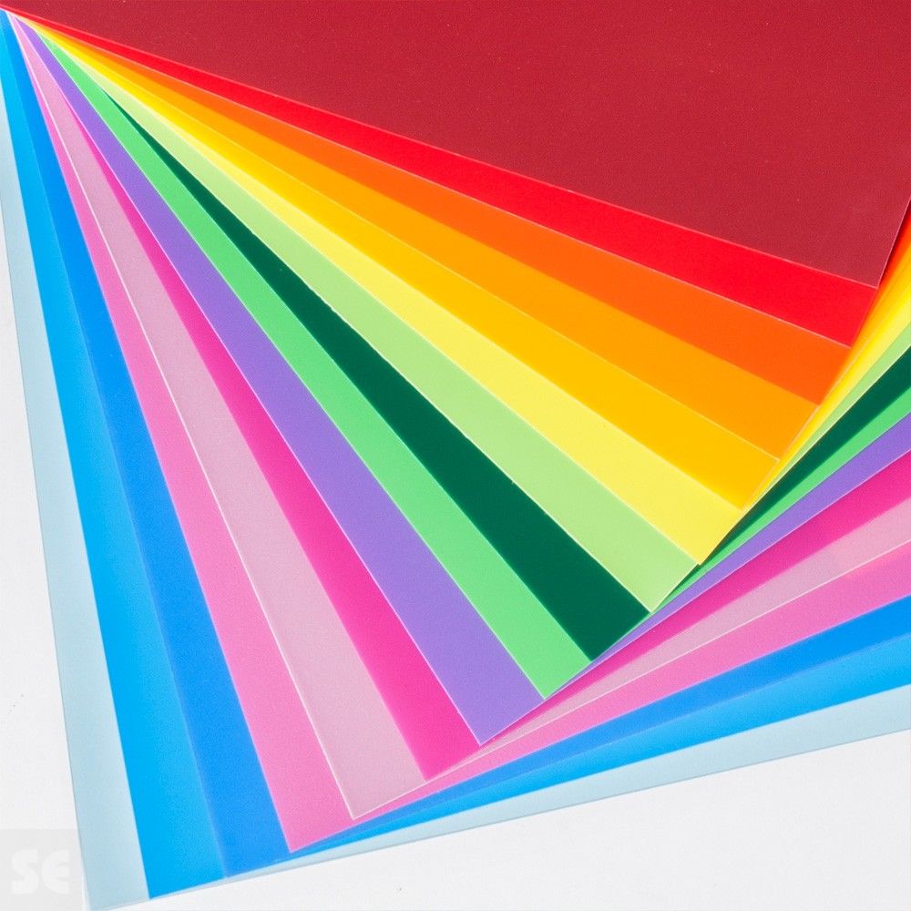 Lámina de Polipropileno semirrígido colores (Plakene) - SERVEI ESTACIÓ