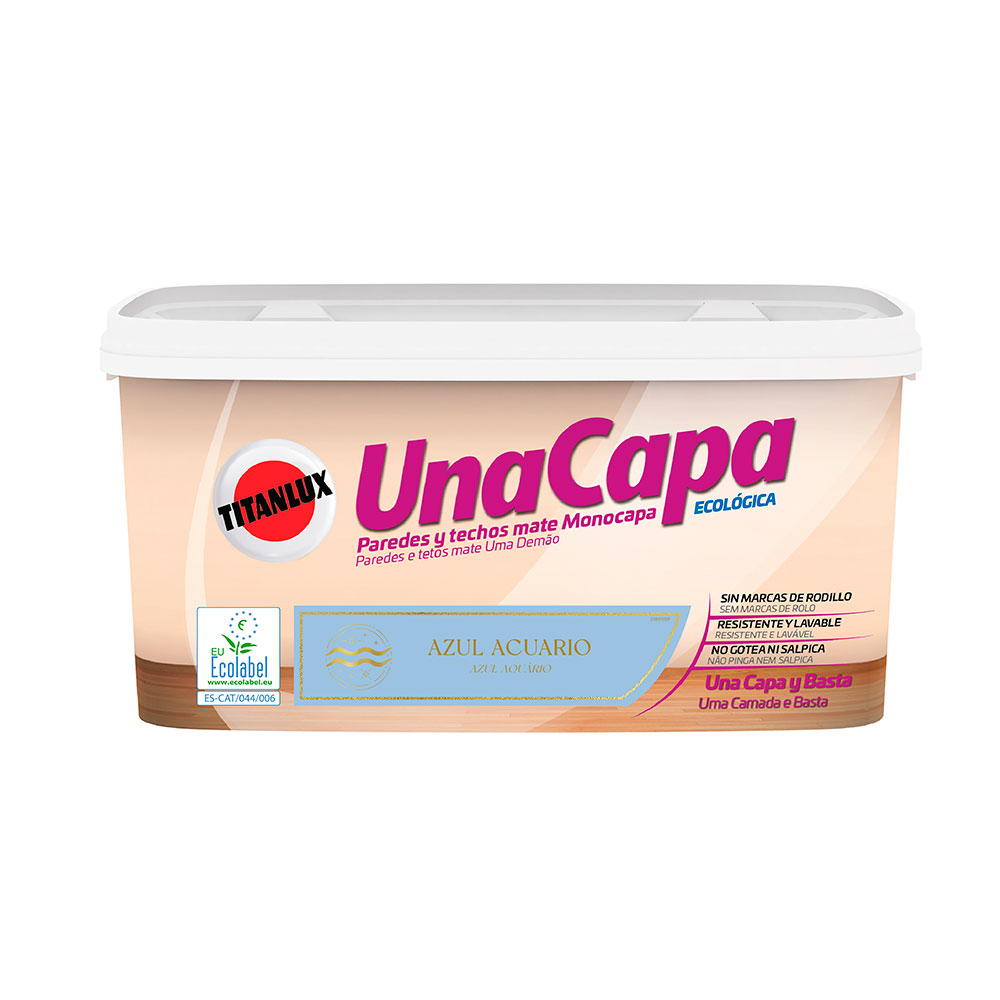 Titan Una Capa Azul Acuario 4l